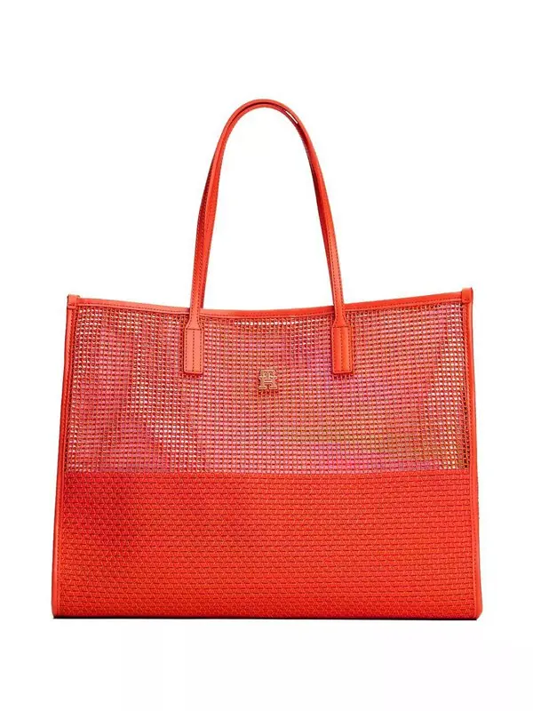 Tommy Hilfiger Mesh-panel Tote Bag - Red