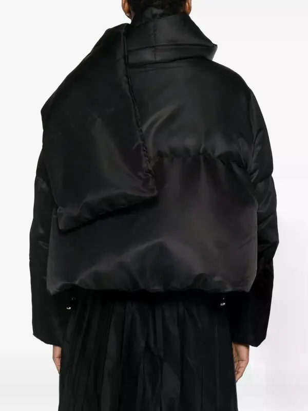 MAISON MARGIELA Quilted Puffer Jacket With Oversized Collar