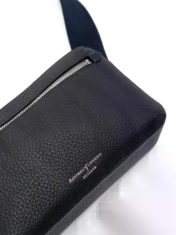 ASPINAL OF LONDON Reporter Compact Leather Messenger Bag