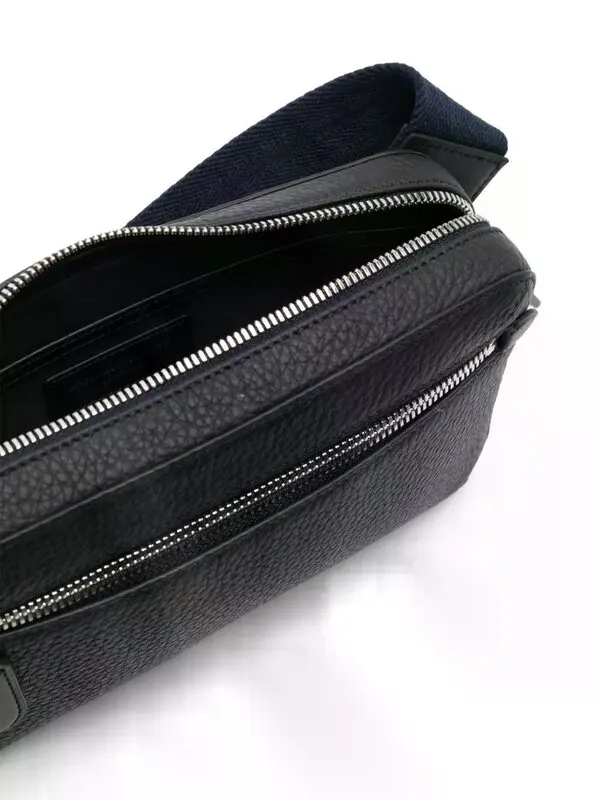 ASPINAL OF LONDON Reporter Compact Leather Messenger Bag