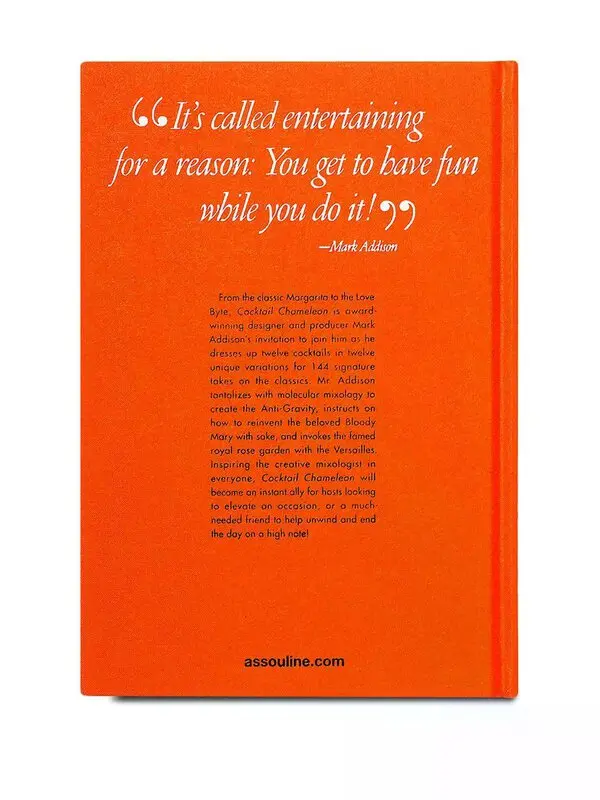 Assouline Cocktail Chameleon - Orange