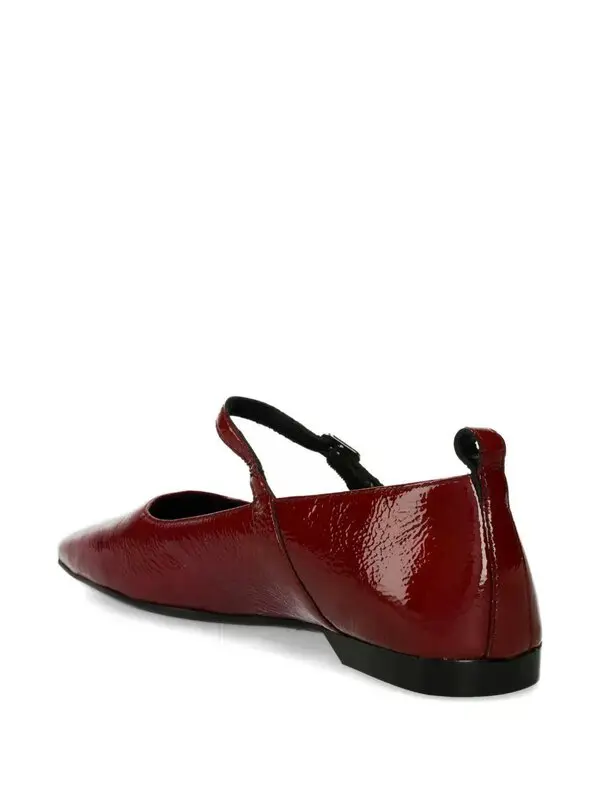 VAGABOND SHOEMAKERS Delia Patent Leather Ballet Flats - Red