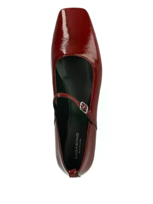VAGABOND SHOEMAKERS Delia Patent Leather Ballet Flats - Red