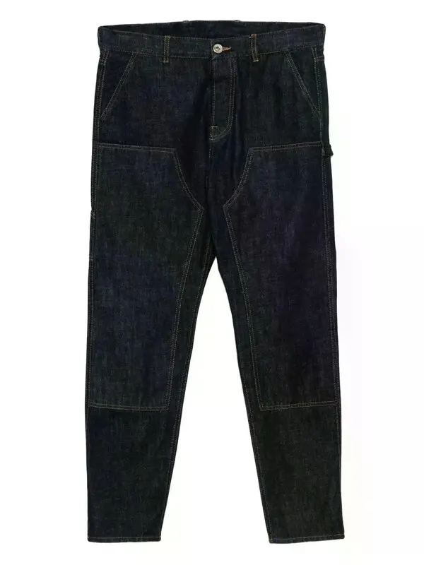 Eleventy Double Pocket Denim Pants - Blue