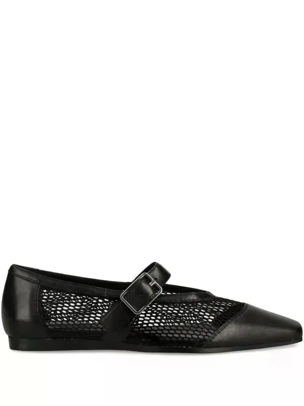 VAGABOND SHOEMAKERS Wioletta Buckle-fastening Mesh Ballet Flats - Black