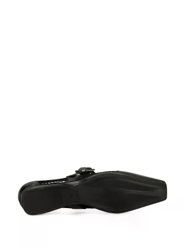 VAGABOND SHOEMAKERS Wioletta Buckle-fastening Mesh Ballet Flats - Black