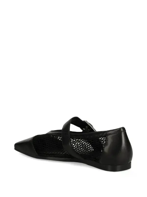 VAGABOND SHOEMAKERS Wioletta Buckle-fastening Mesh Ballet Flats - Black