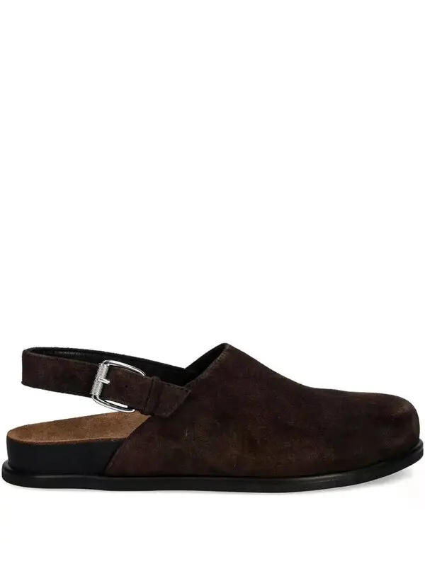 VAGABOND SHOEMAKERS Effie Buckle-fastening Slingback Mules - Brown