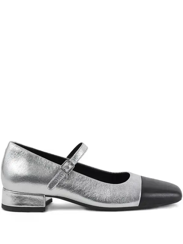 VAGABOND SHOEMAKERS 25mm Debbi Metallic-leather Pumps