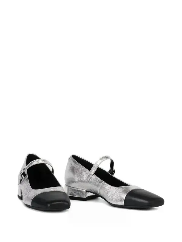 VAGABOND SHOEMAKERS 25mm Debbi Metallic-leather Pumps