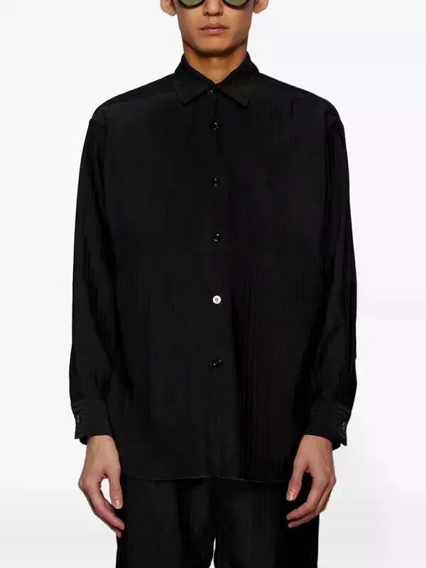 CASELLA MEYER Pleated Long-sleeve Shirt