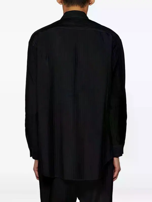 CASELLA MEYER Pleated Long-sleeve Shirt
