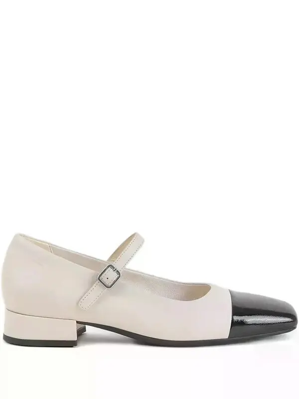 VAGABOND SHOEMAKERS 25mm Debbi Buckle-strap Cap-toe Pumps - Neutrals