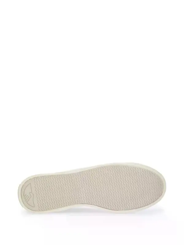 S.W.C STEPNEY WORKERS CLUB Dellow 02 Lace-up Canvas Trainers - Neutrals