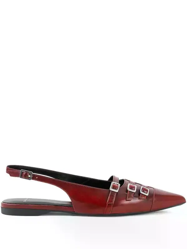 VAGABOND SHOEMAKERS Hermine Buckle Slingback Ballet Flats - Red