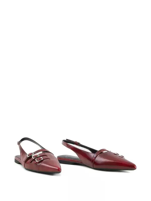 VAGABOND SHOEMAKERS Hermine Buckle Slingback Ballet Flats - Red