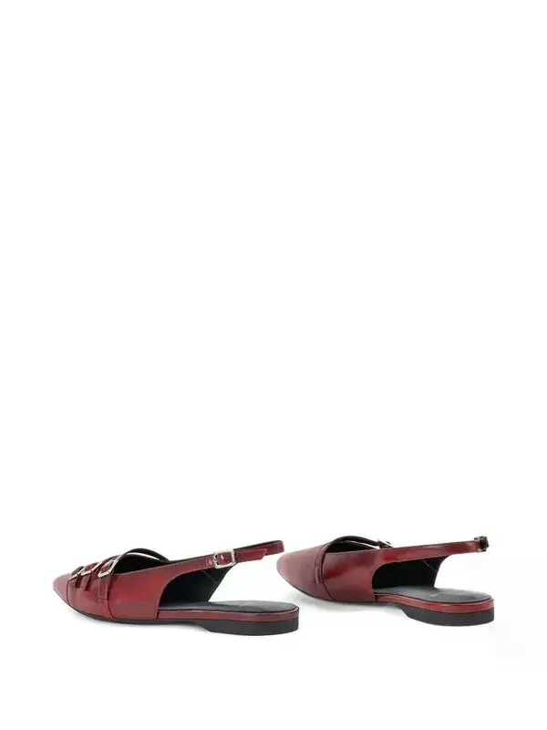 VAGABOND SHOEMAKERS Hermine Buckle Slingback Ballet Flats - Red