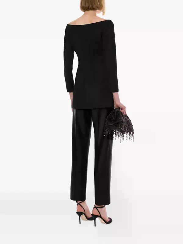 Alberta Ferretti Virgin-wool Blend Double-breasted Top