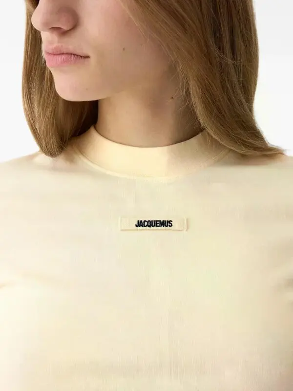 Jacquemus Logo Patch Cotton T-shirt