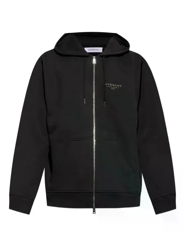 Givenchy Zip-up Hoodie - Black