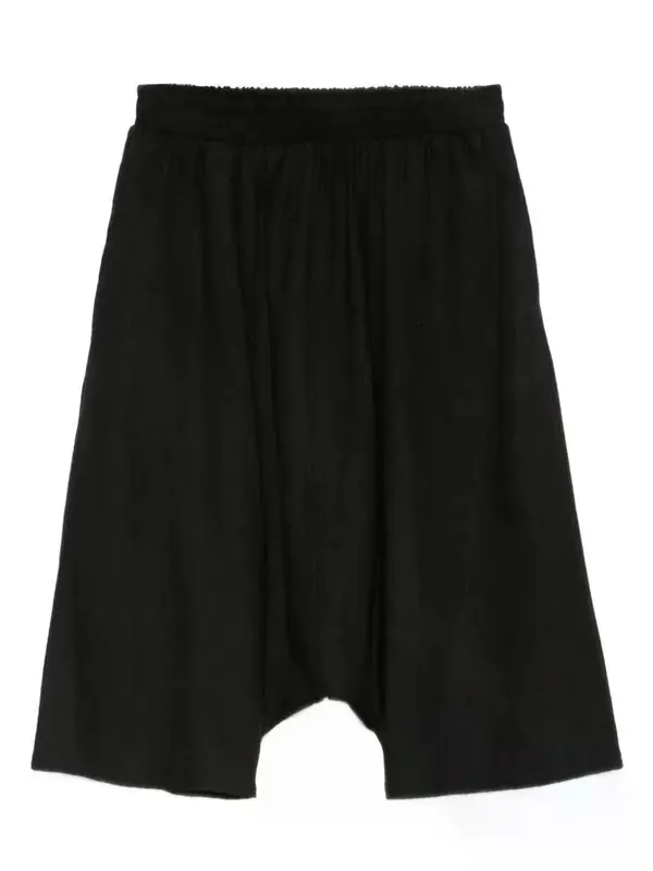 Alchemy Fashions Linen-blend Shorts - Black
