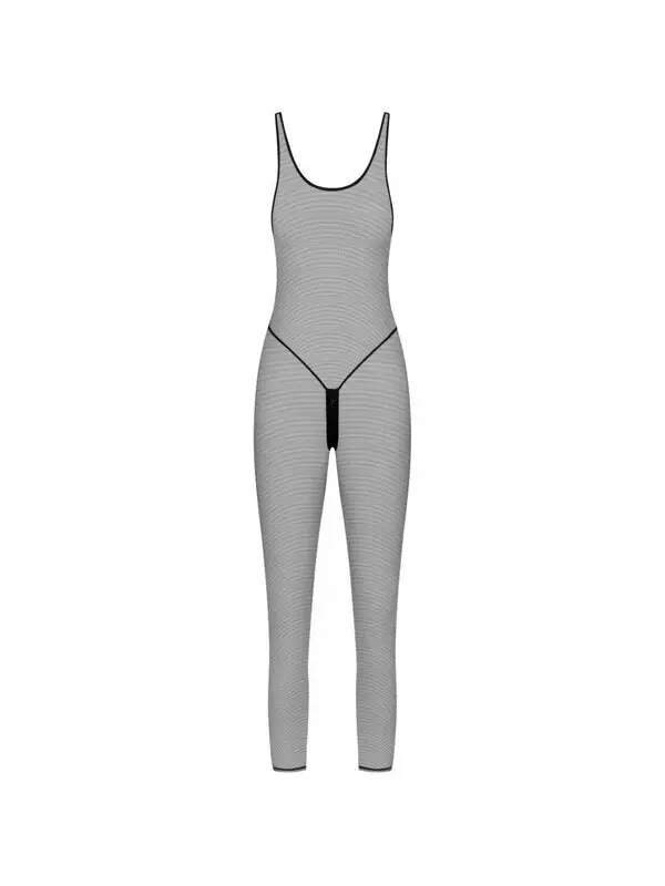MAISON CLOSE Pure Temptation Mesh Catsuit - Black