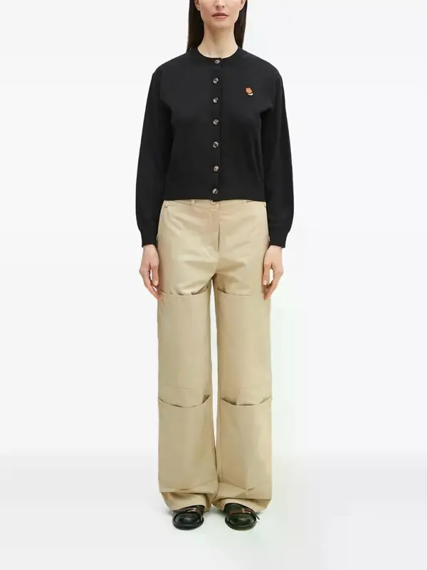 Kenzo Wool Crewneck Cardigan