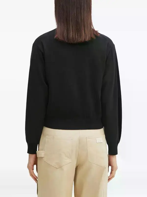 Kenzo Wool Crewneck Cardigan