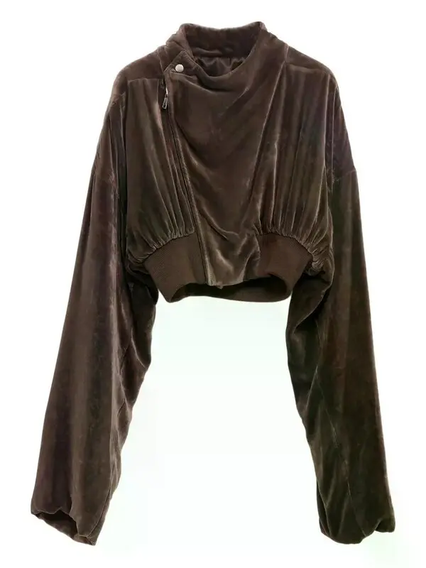 Rick Owens Velvet Cropped Jacket