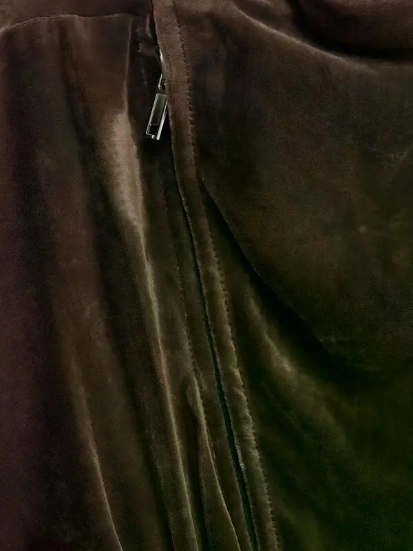 Rick Owens Velvet Cropped Jacket
