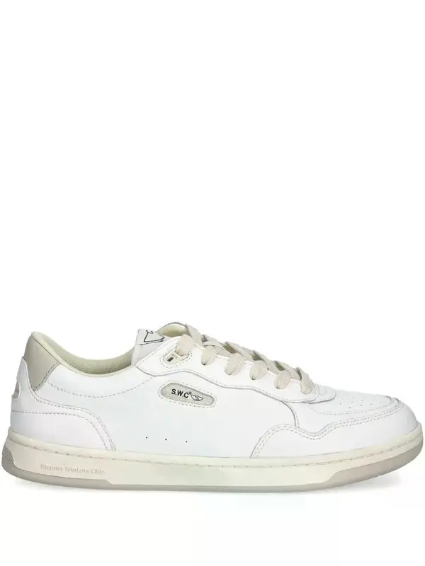 S.W.C STEPNEY WORKERS CLUB Pro-cup 01 Leather Trainers - White