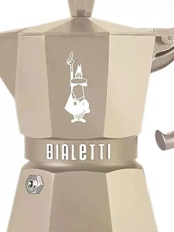 BIALETTI Steel Coffee Pot - Neutrals