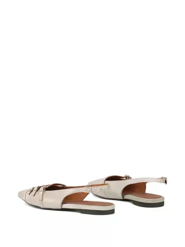 VAGABOND SHOEMAKERS Hermine Buckled Slingback Ballet Flats - Neutrals