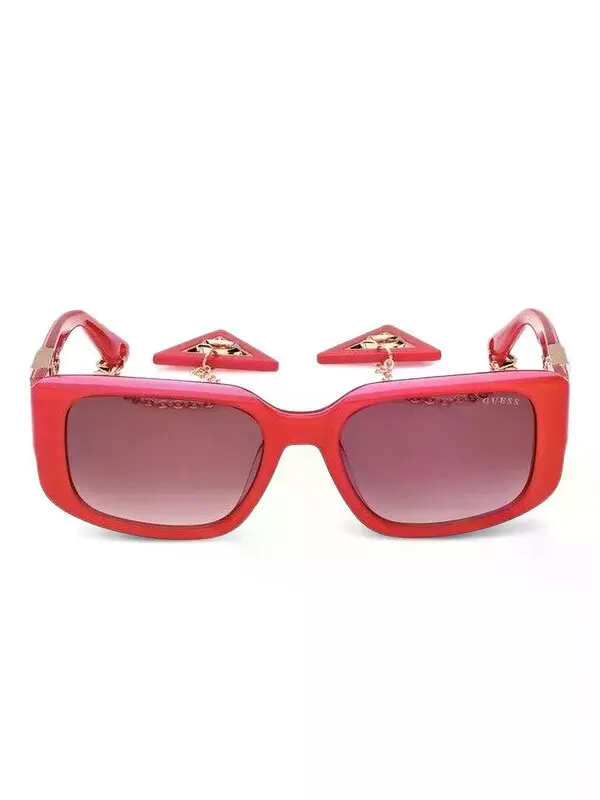 Guess Rectangle Frame Sunglasses - Pink