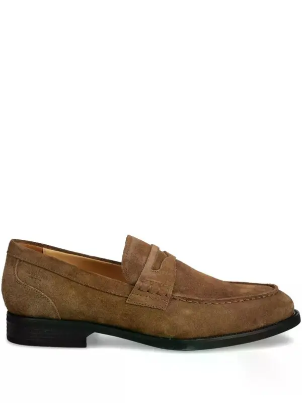 VAGABOND SHOEMAKERS Suede Penny Loafers - Brown