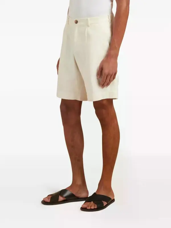 CHE Pleated Cotton Shorts