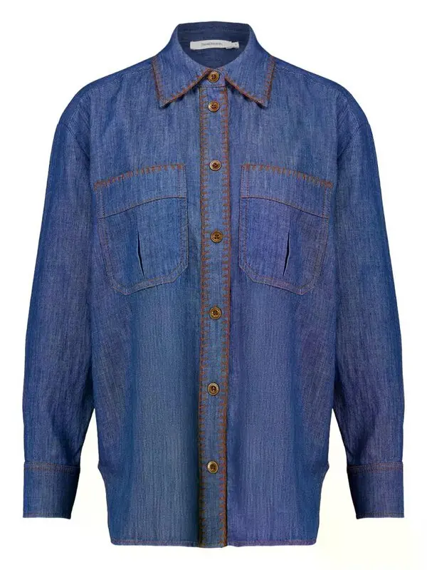 Zimmermann Ascension Shirt - Blue