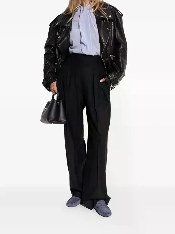 TOD'S Gommino Pebble-textured Suede Loafers