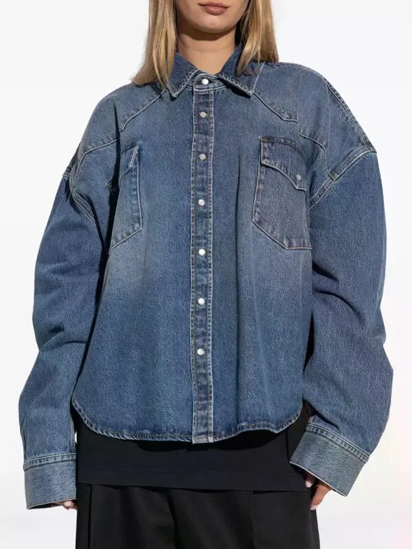 Vetements Button-fastening Denim Shirt