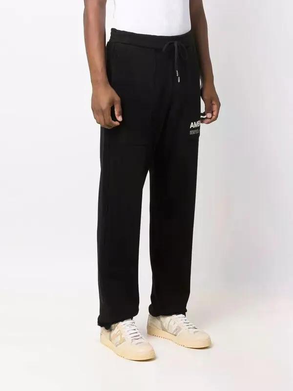AMBUSH Logo-print Track Pants - Black