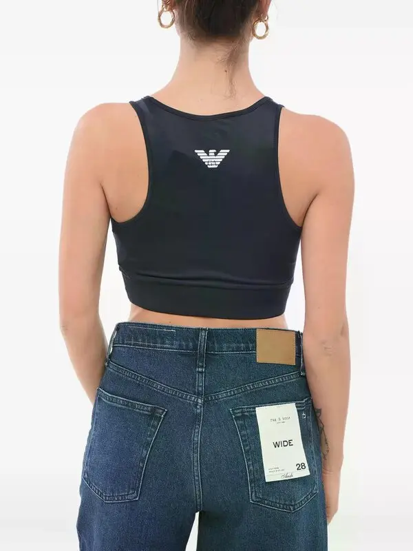 EA7 Logo Racer-back Top