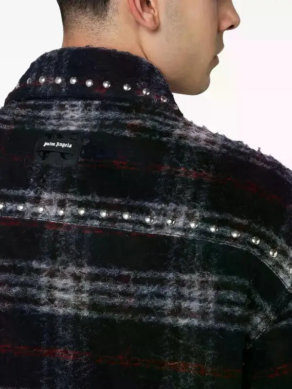 Palm Angels Checked Shirt Jacket