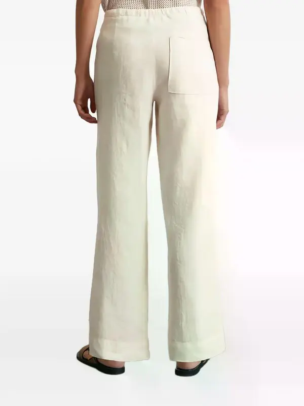 Marc O'polo Drawstring Waist Relaxed Fit Trousers - Neutrals