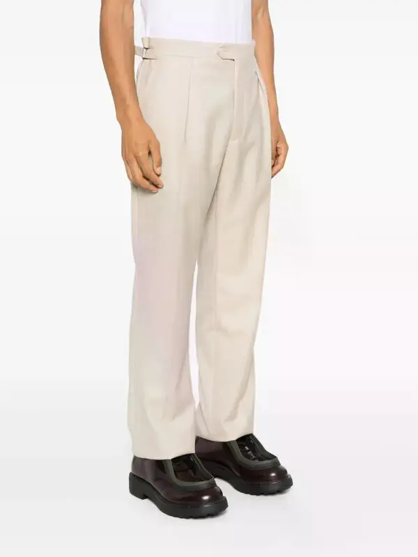 FURSAC Sand Beige Wool Trousers