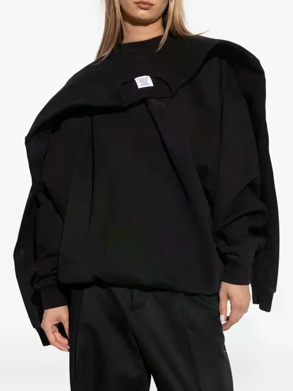 Vetements Layered Cotton Sweatshirt