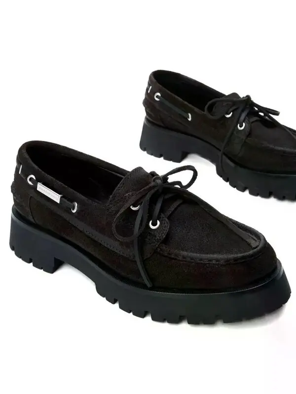 Alexander Wang Lace-up Derby Shoes - Brown