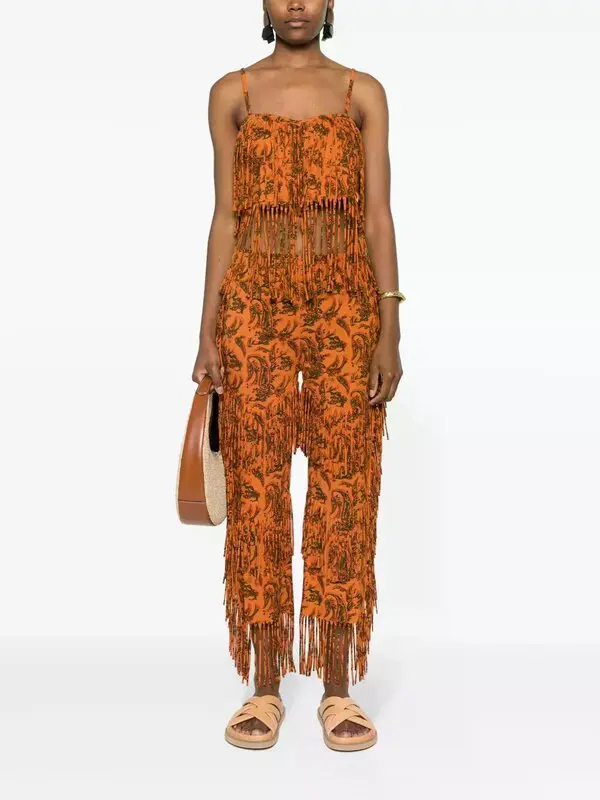 Alanui Monsoon Paisley-print Top