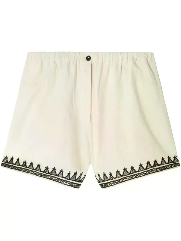 Alanui Akasha Cotton-blend Shorts
