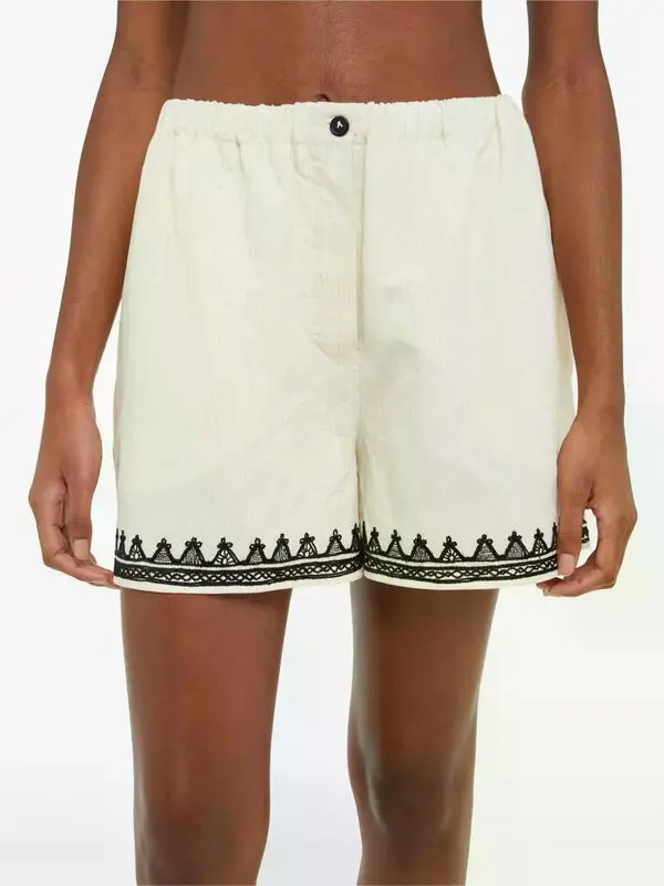 Alanui Akasha Cotton-blend Shorts