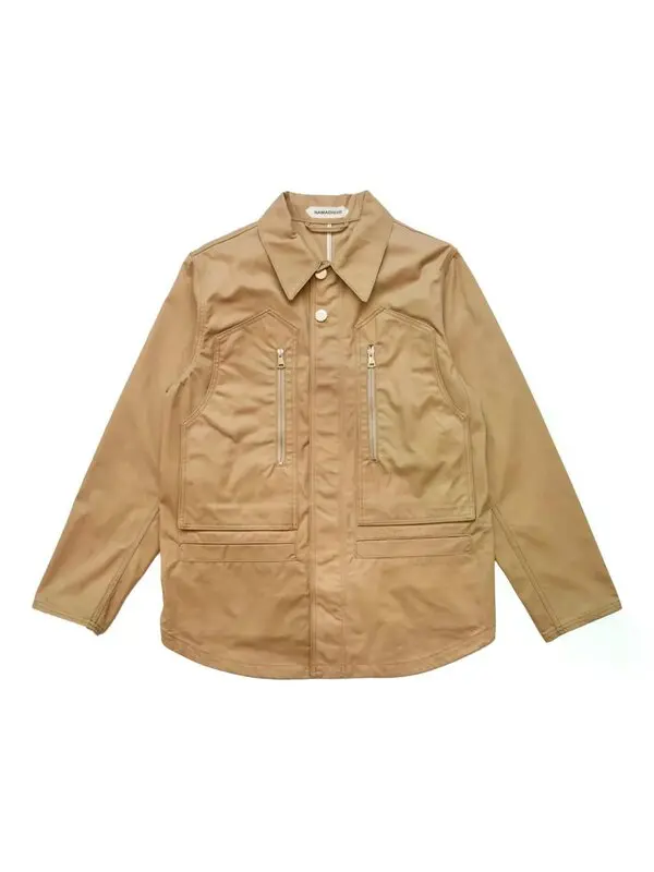 NAMACHEKO Helios Zip-pocket Overshirt - Neutrals